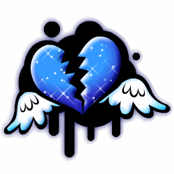 Broken Blue Heart Tattoo gif by Angieandfamily | Photobucket