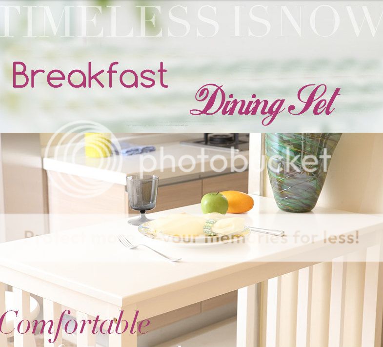 Breakfast Dining Table set | Wooden Dining Table | Wooden Bar Set